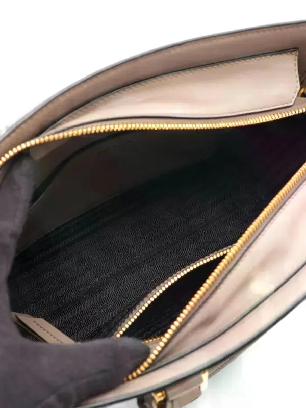 Prada 2010s Saffiano Leather Tote Bag - Neutrals