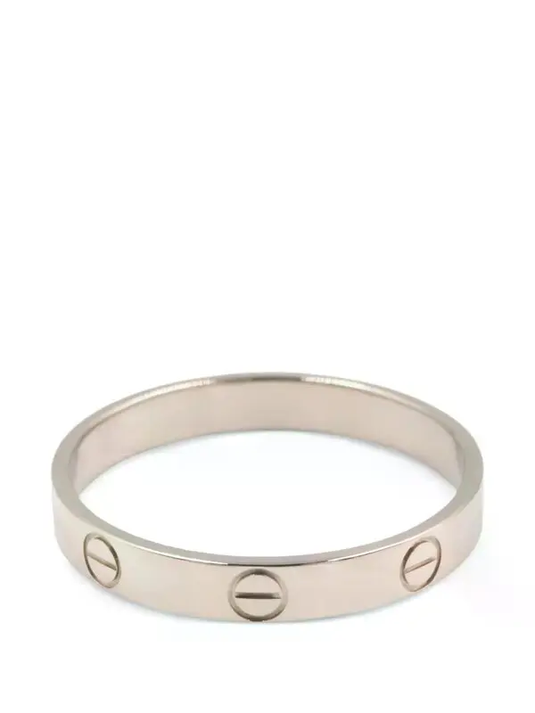 Cartier 2010s Mini Love Ring - Silver
