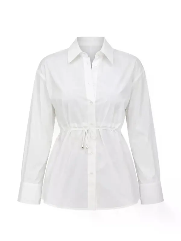 Liu Jo Drawstring-waist Long-sleeve Shirt