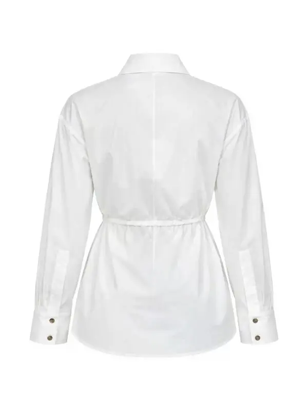 Liu Jo Drawstring-waist Long-sleeve Shirt