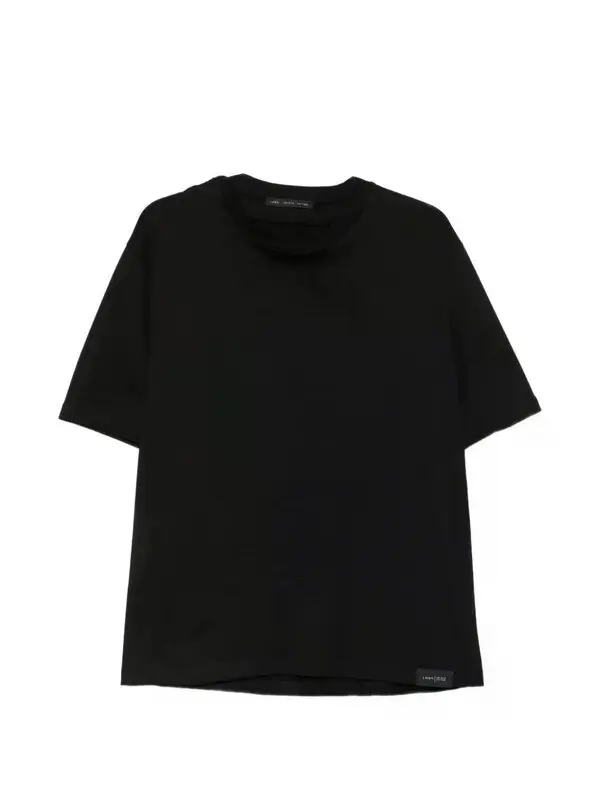 LOW BRAND Ribbed-trim T-shirt