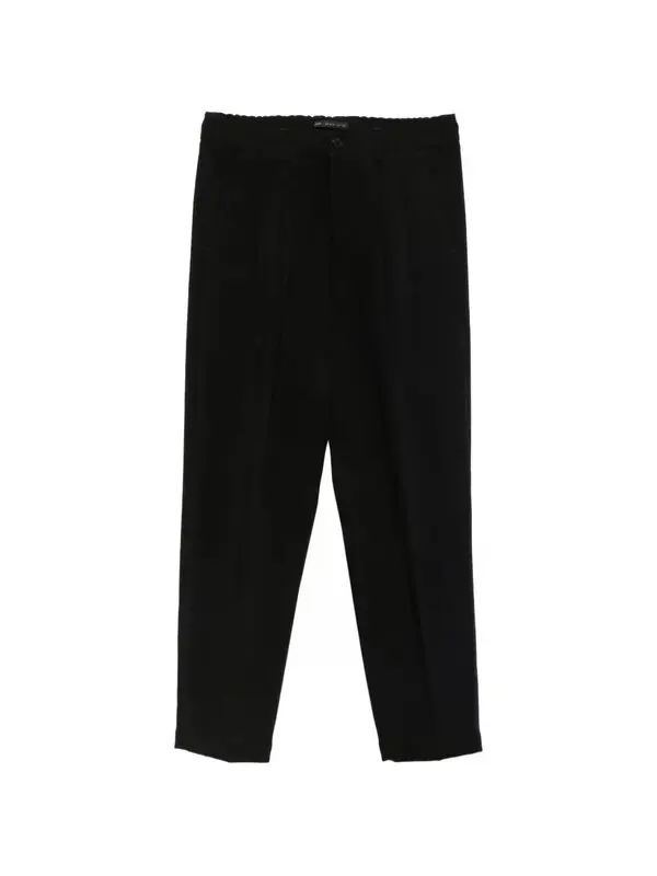 LOW BRAND Zeta Pleated Straight-leg Trousers