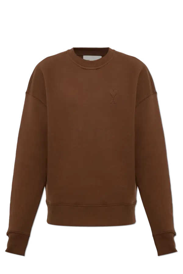 AMI Paris Cotton Crewneck Sweatshirt