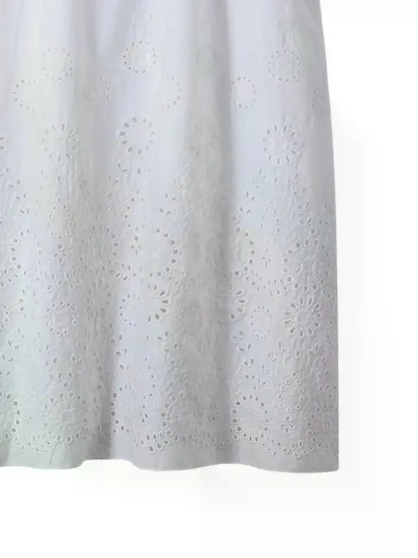A.p.c. Ruffled Broderie-anglaise Midi Dress