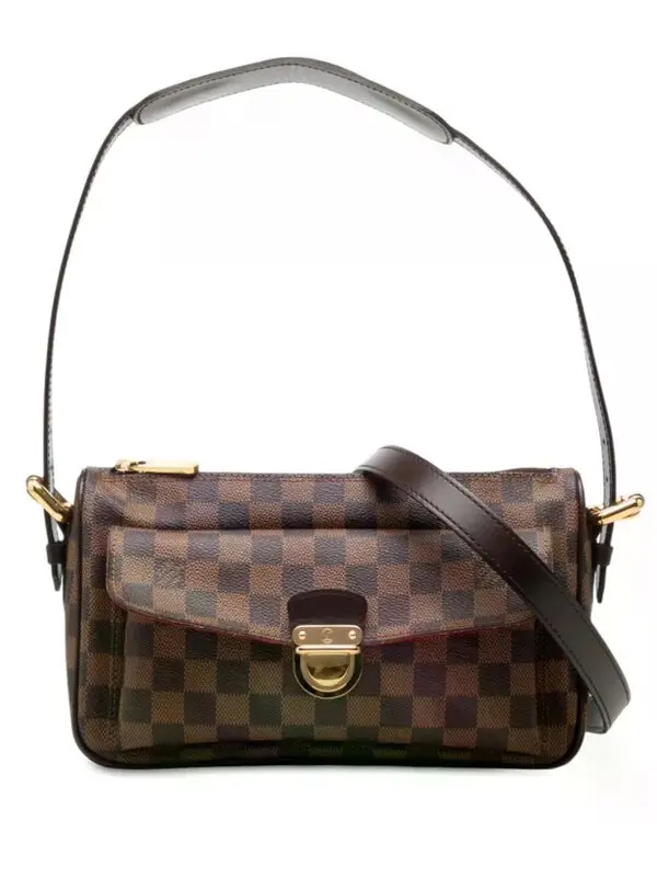 LOUIS VUITTON 2010 Damier Ebene Ravello Gm Satchel - Brown