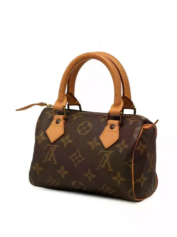 LOUIS VUITTON 1992 Monogram Mini Speedy Hl Satchel