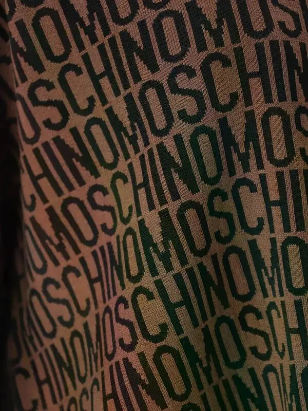 Moschino All-over Logo Jacquard Sweater