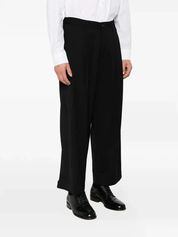 Isabel Benenato Buttoned-cuff Pleated Trousers