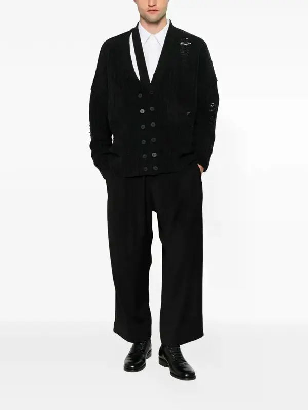 Isabel Benenato Buttoned-cuff Pleated Trousers