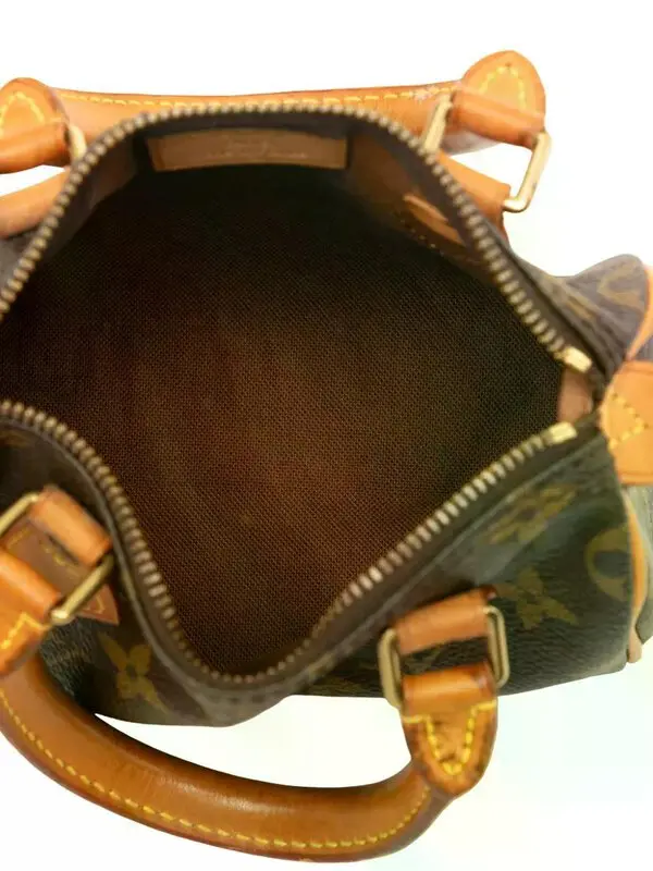 LOUIS VUITTON 1996 Monogram Mini Speedy Hl Satchel
