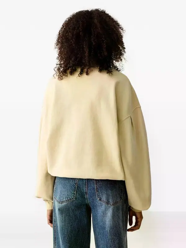 American Vintage Jitbay Logo-print High-neck Sweatshirt