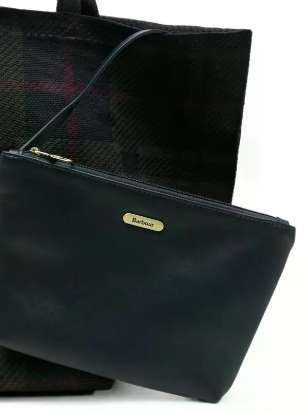 Barbour Tartan Tote Bag