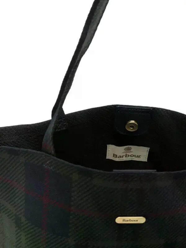 Barbour Tartan Tote Bag