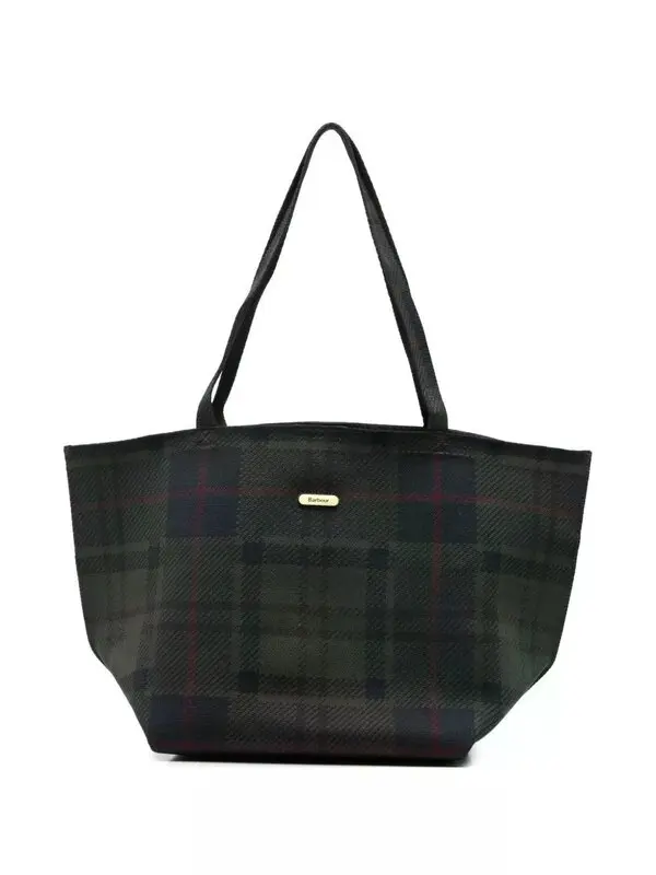 Barbour Tartan Tote Bag