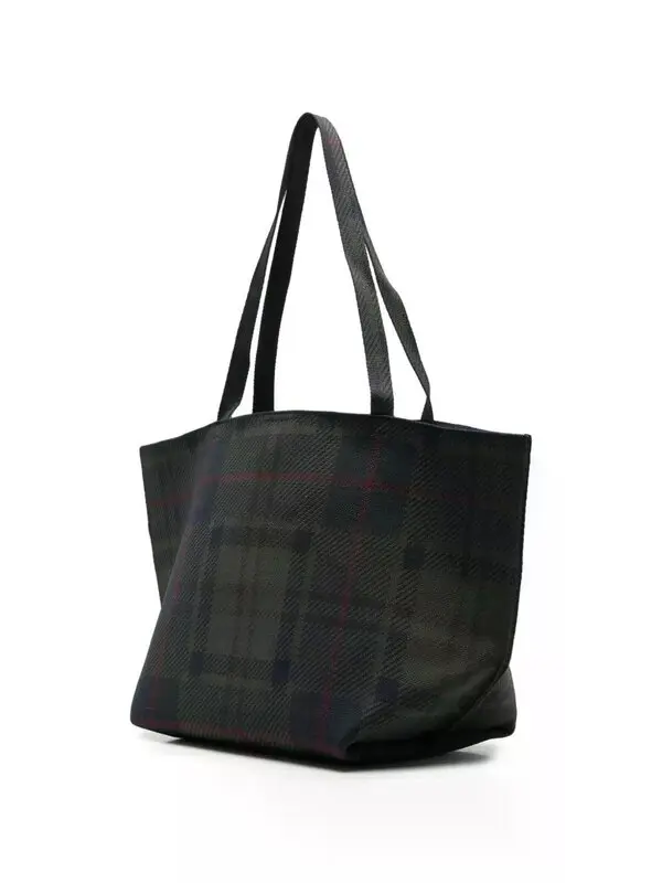 Barbour Tartan Tote Bag