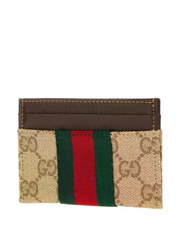 Gucci Gg Web Card Holder