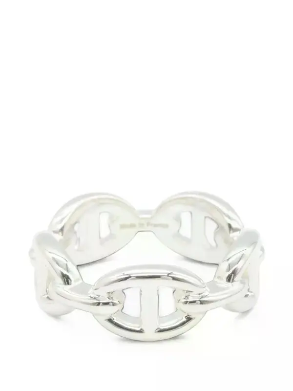 Hermès 2020s Enchaînée Pm Ring - Silver