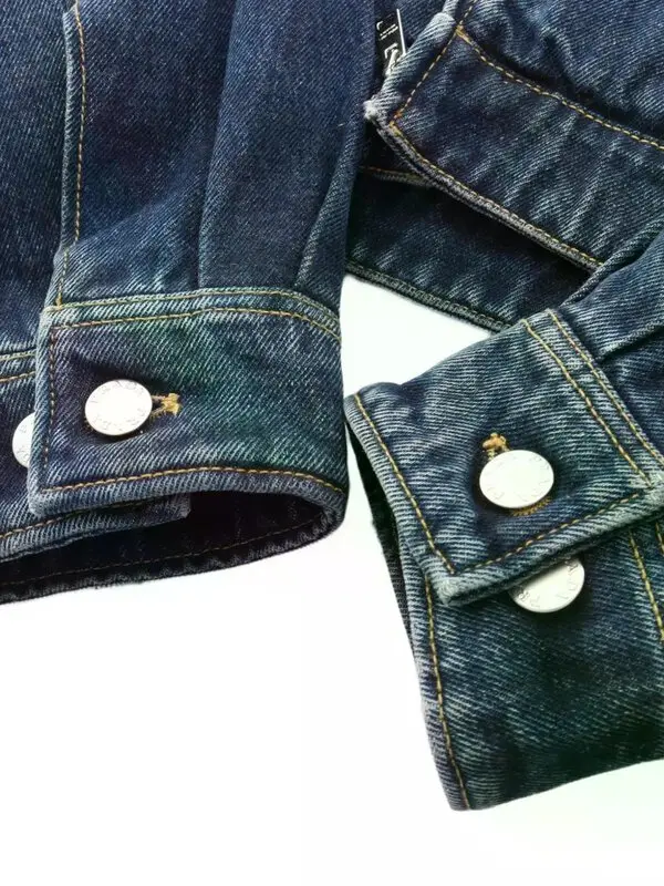Prada 2010s Cropped Denim Jacket