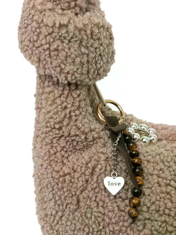 MOS MOSH Mmcia Fleece-texture Shoulder Bag