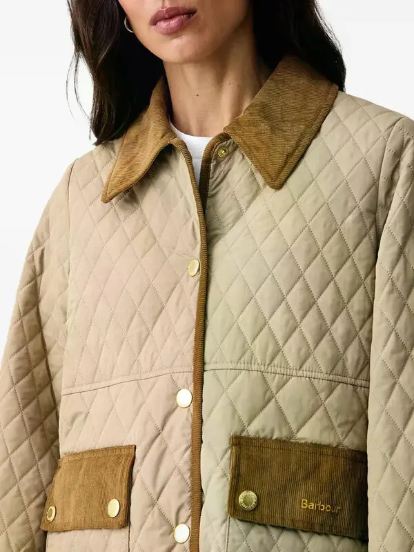 Barbour Whickham Quilted Corduroy-collar Jacket
