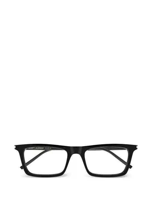 Saint Laurent Betty Rectangle-frame Glasses - Black