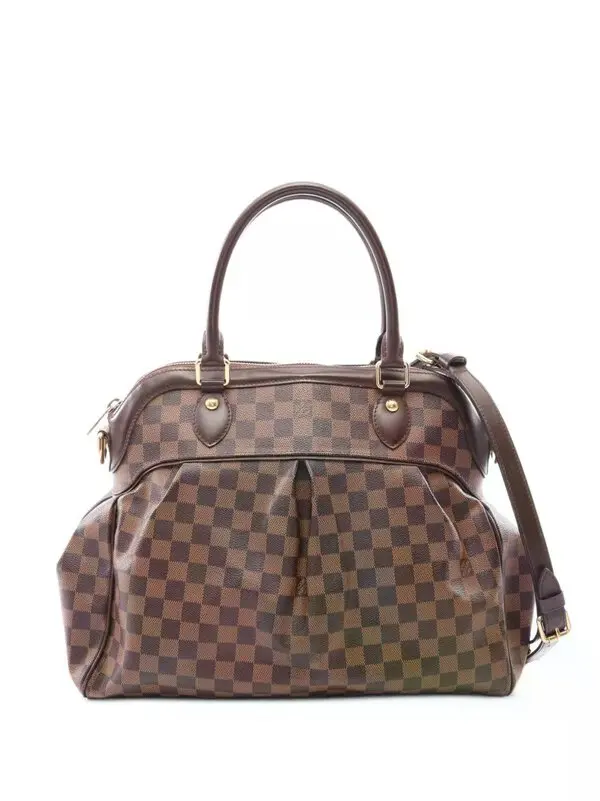 LOUIS VUITTON 2012 Gm Trevi Damier Ebene Tote Bag