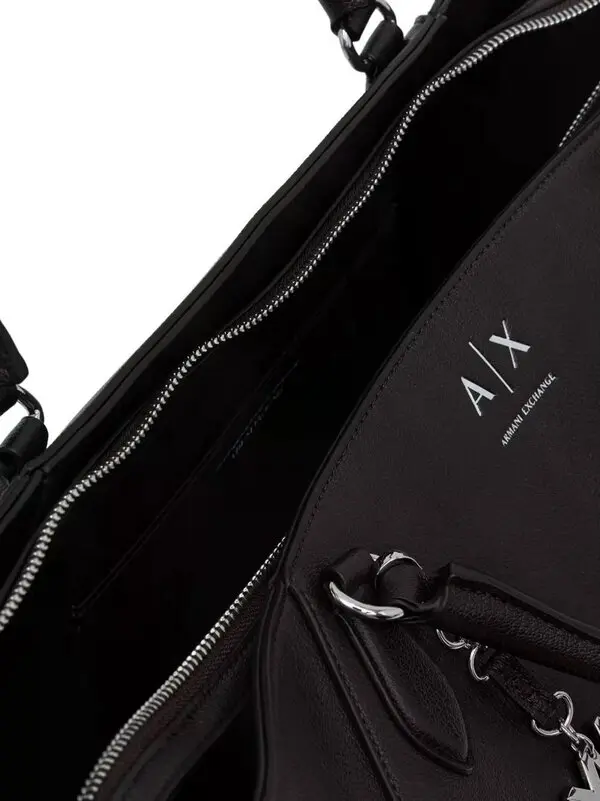 Armani Exchange Logo-print Detachable-strap Tote Bag