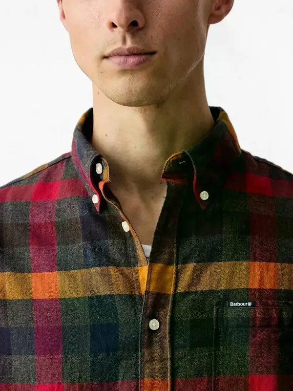 Barbour Danloch Check-print Herringbone Shirt