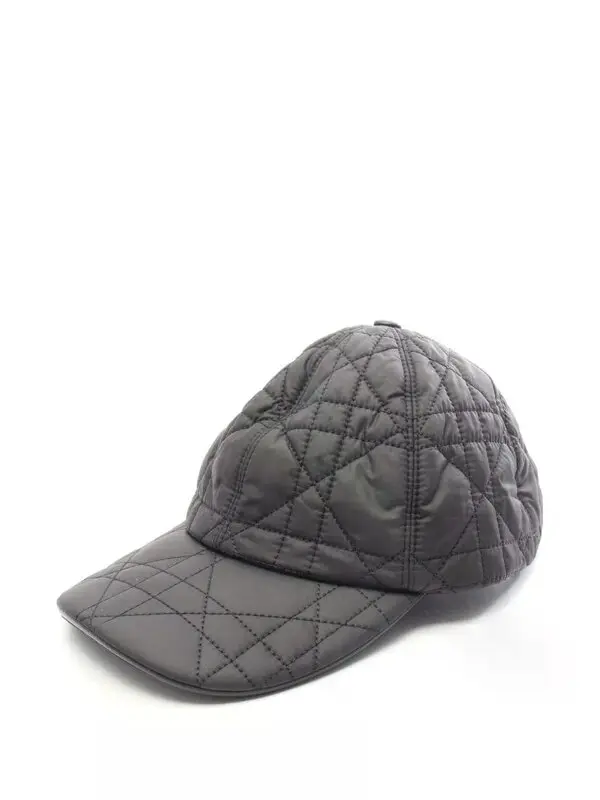 Dior 2010s Quilting Cap - Black