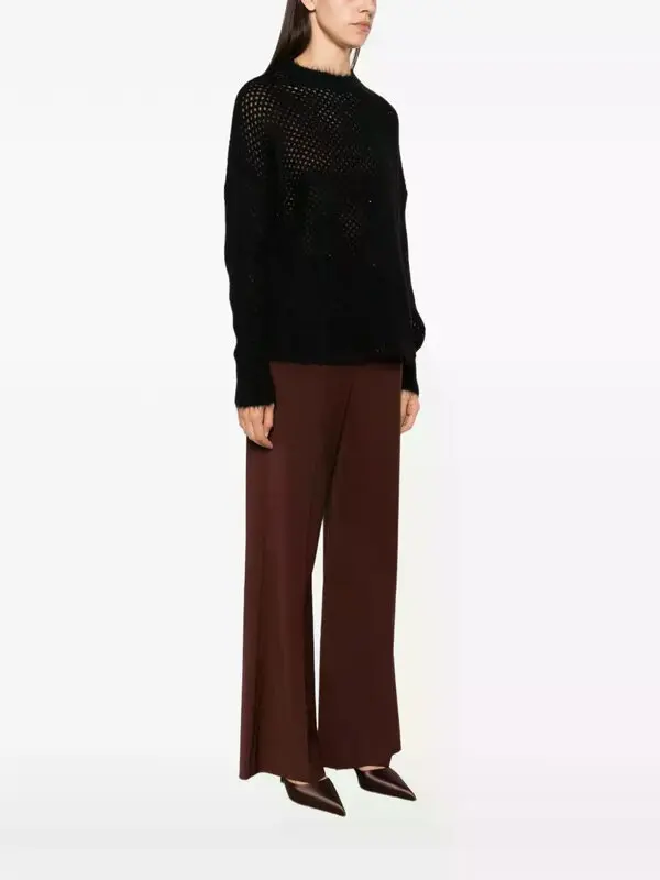 Antonelli Firenze Brembana Open-knit Crew-neck Sweater