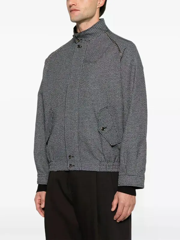 Drole De Monsieur Houndstooth-patterned Jacket