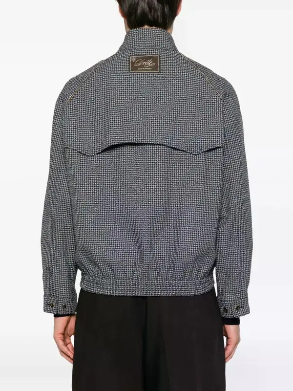 Drole De Monsieur Houndstooth-patterned Jacket