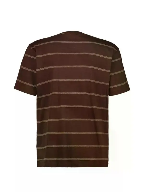 Frescobol Carioca Dinis Striped Slub T-shirt