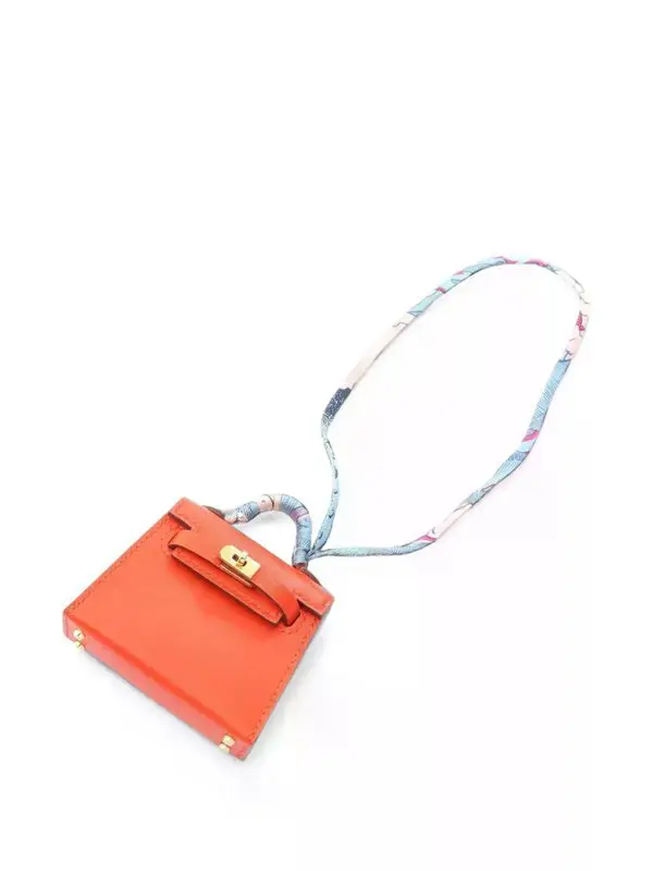 Hermès 2022 Kelly Twilly Bag Charm - Red