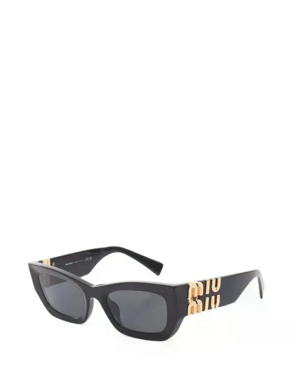 Miu Miu 2010s Logo Rectangle-frame Sunglasses