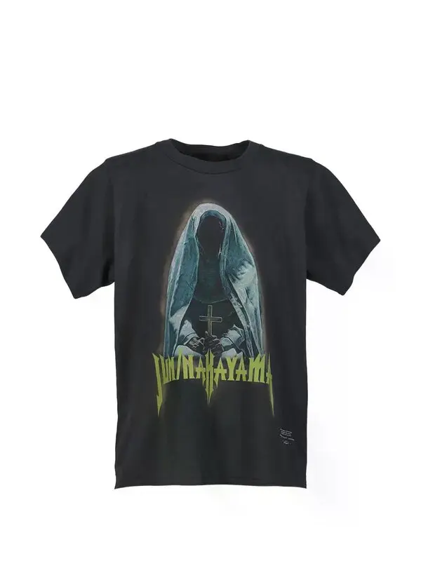 JUN/NAKAYAMA Nun Graphic-print Washed-effect T-shirt