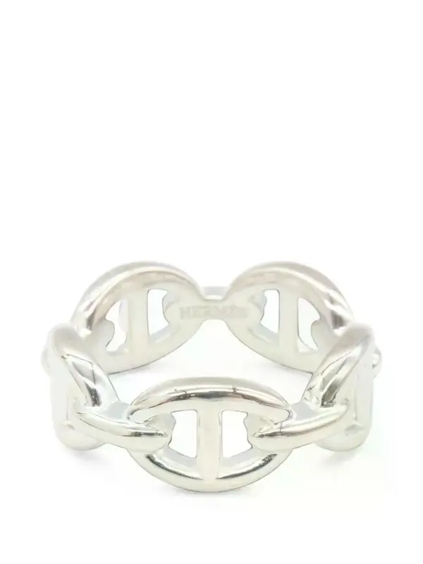 Hermès 2020s Enchaînée Pm Ring - Silver