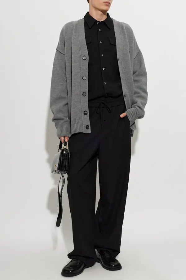 AMI Paris Straight-leg Wool Trousers