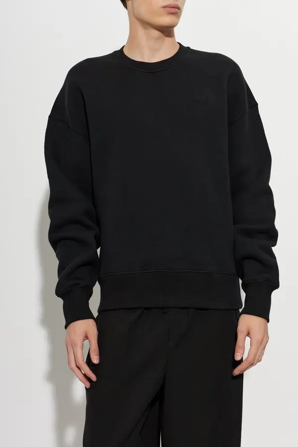 AMI Paris Cotton Sweatshirt With Logo