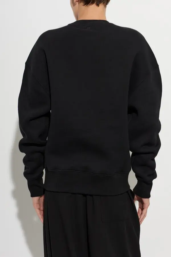 AMI Paris Cotton Sweatshirt With Logo