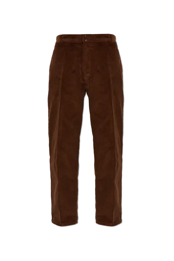 AMI Paris Straight-leg Corduroy Trousers
