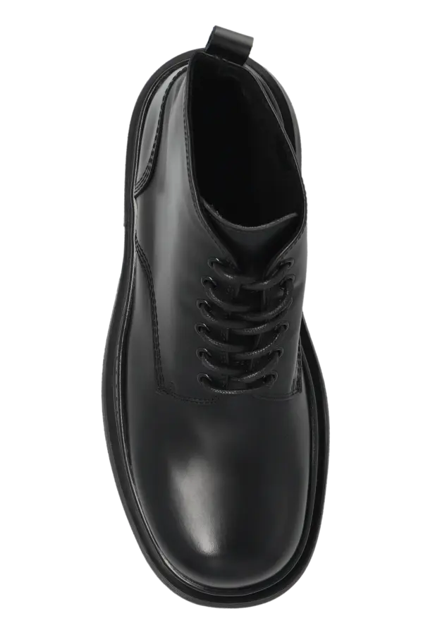 AMI Paris Leather Ankle Boots