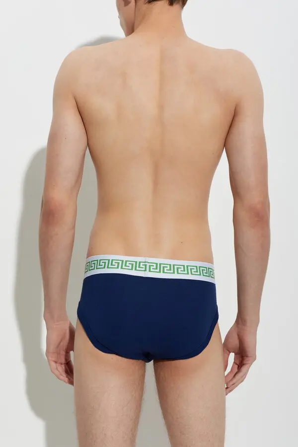Versace Medusa Head Navy Briefs By