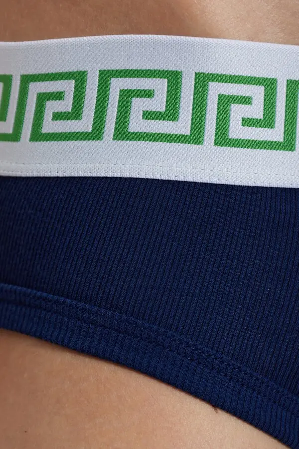 Versace Medusa Head Navy Briefs By