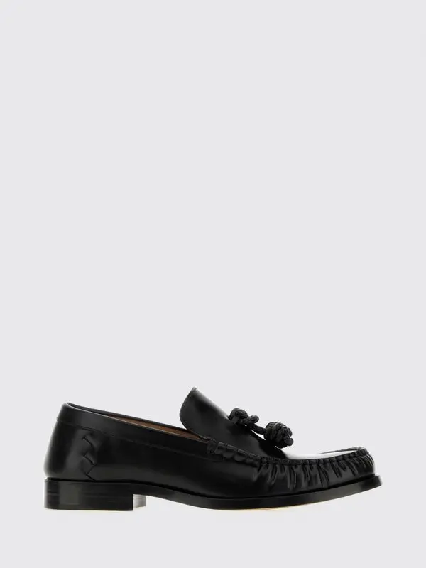 Bottega Veneta Tasseled Smooth Calf Leather Loafers - Black