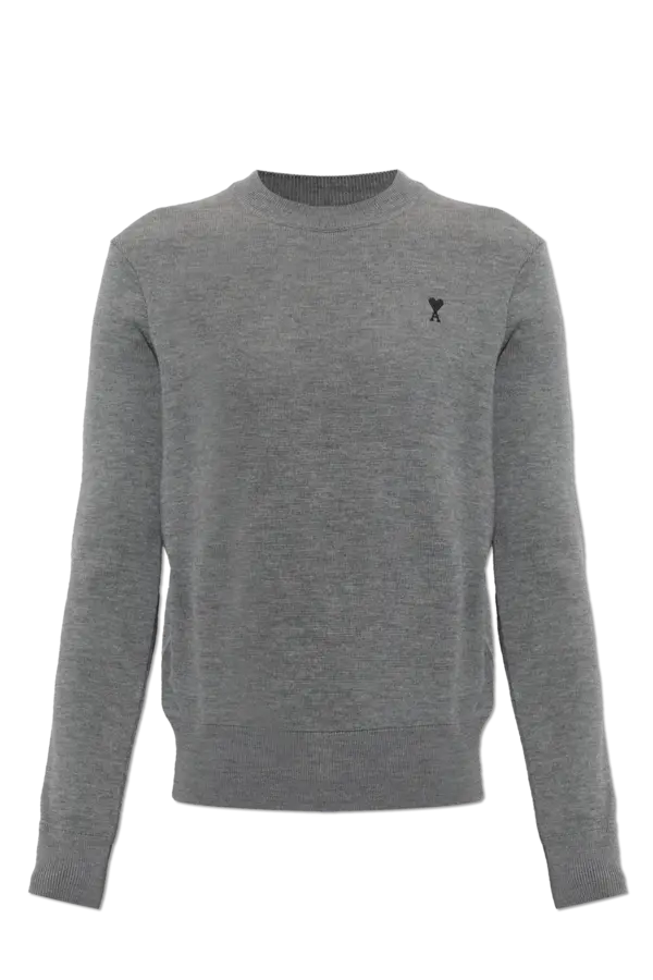 AMI Paris Wool Crew Neck Sweater