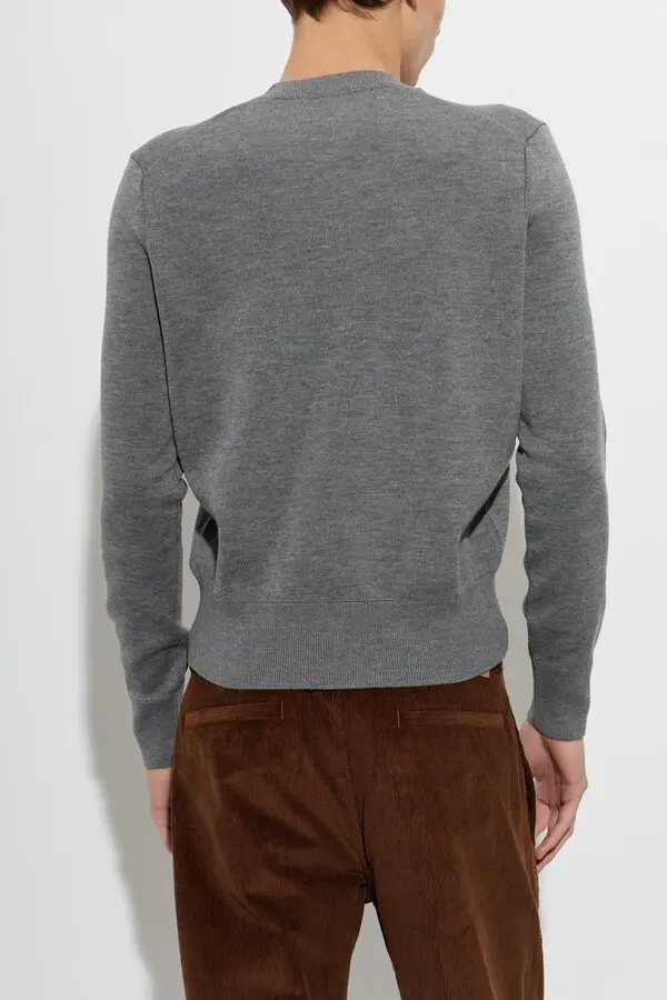 AMI Paris Wool Crew Neck Sweater