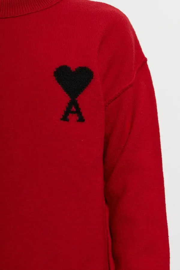 AMI Paris Wool Crew Neck Sweater