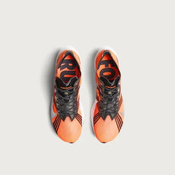 Nike Zoomx Vf Distance Sneaker - Orange/silver/black