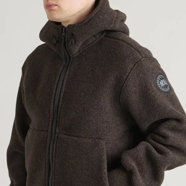 Canada Goose Chilliwack Fleece Bomber Jacket Black Disc